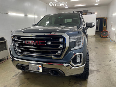 2020 GMC Sierra 1500 with 20x10 -19 Hardrock H703 and 33/12.5R20 Kenda ...