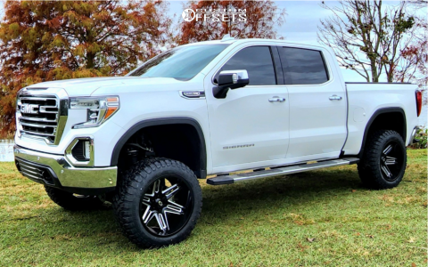 2020 GMC Sierra 1500 with 22x12 -51 Vision Razor and 35/12.5R22 RBP ...