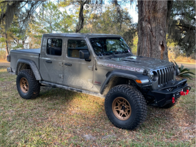 2022 Jeep Gladiator with 17x8.5 0 Method Mr706 and 37/12.5R17 ...