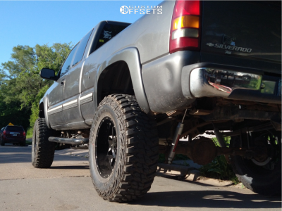 2000 Chevrolet Silverado 1500 with 20x10 -40 HD Offroad Caliber and 39/ ...