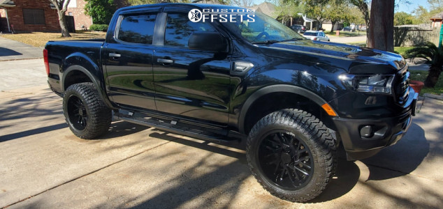 2021 Ford Ranger with 20x10 -25 ARKON OFF-ROAD Mandela and 295/55R20 ...