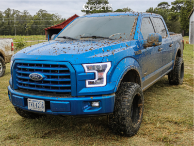 2015 Ford F-150 with 20x12 -51 Vision Widow and 33/12.5R20 Versatyre ...