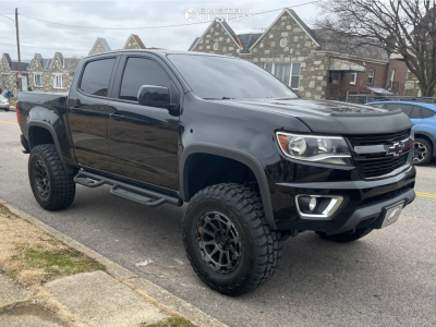 2020 Chevrolet Colorado with 18x9 12 Black Rhino Rotor and 35/12.5R18 ...