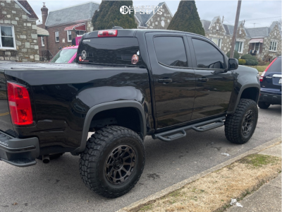 2020 Chevrolet Colorado with 18x9 12 Black Rhino Rotor and 35/12.5R18 ...