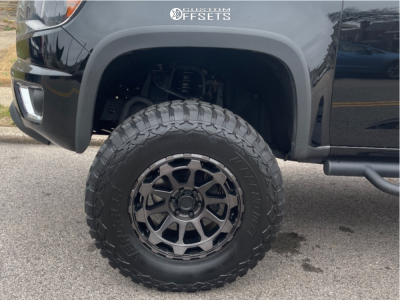 2020 Chevrolet Colorado with 18x9 12 Black Rhino Rotor and 35/12.5R18 ...