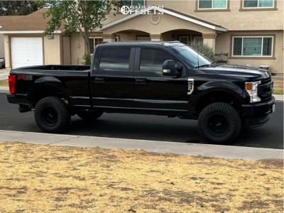 2022 Ford F-250 Super Duty Wheel Offset Aggressive > 1" Outside Fender Leveling Kit | 2530768 ...