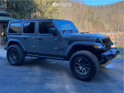 2020 Jeep Wrangler with 20x10 -18 Fuel Rebel and 35/12.5R20 Atturo ...