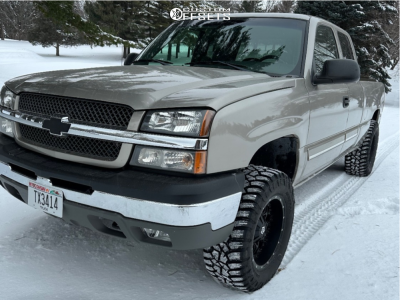2003 Chevrolet Silverado 1500 with 18x9 -12 TIS 549b and 33/12.5R18 ...