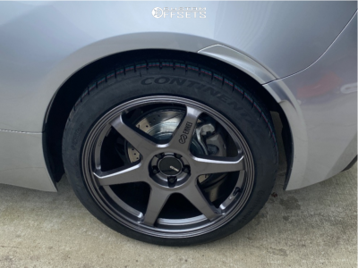 2022 Toyota GR86 with 18x8.5 45 Enkei T6r and 235/40R18 Continental Extremecontact Dws06 Plus ...