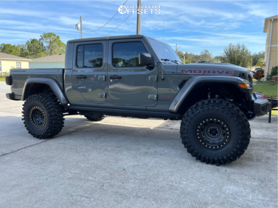 2022 Jeep Gladiator with 17x9 -38 KMC Km236 and 38/13.5R17 Mickey ...