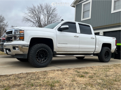 2015 Chevrolet Silverado 1500 Wheel Offset Aggressive > 1" Outside ...