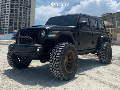 2021 Jeep Wrangler Wheel Offset Aggressive > 1" Outside Fender Leveling ...
