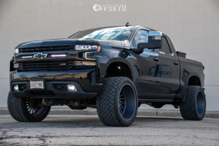 2021 Chevrolet Silverado 1500 with 24x14 -81 ARKON OFF-ROAD Caesar and ...