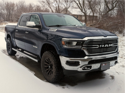 2021 Ram 1500 with 18x9 -12 Fuel Blitz and 35/12.5R18 Nitto Ridge ...