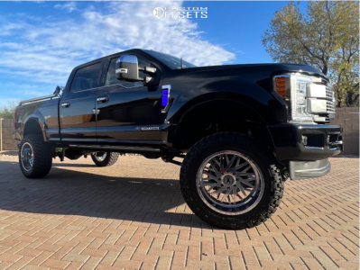 2017 Ford F-350 Super Duty with 22x12 -51 Xtreme Force Xf008 and 37/13 ...