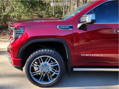 2023 GMC Sierra 1500 with 22x10 -25 ARKON OFF-ROAD Davinci and 285 ...