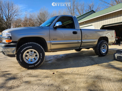 2002 Chevrolet Silverado 1500 with 16x10 -25 Mickey Thompson Classic ...