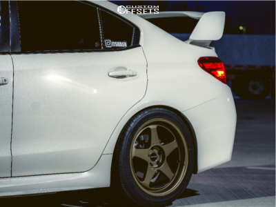 2021 Subaru WRX with 18x9.5 35 AVID1 Av42 and 245/45R18 Road Hugger Gt ...