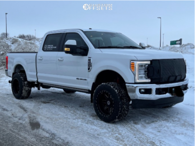 2017 Ford F-250 Super Duty with 20x12 -44 Anthem Off-Road Rogue and 33/ ...