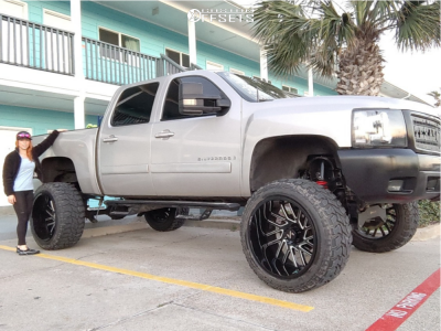 2008 Chevrolet Silverado 1500 Wheel Offset Super Aggressive 3"-5 ...