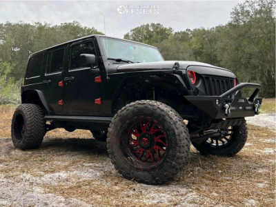 2016 Jeep Wrangler Wheel Offset Super Aggressive 3"-5" Suspension Lift ...