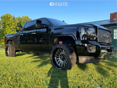 2015 GMC Sierra 2500 HD with 24x12 -60 American Force Morph Cc and 305 ...