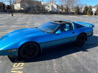 1987 Chevrolet Corvette with 18x9.5 40 Factory Reproductions Fr22 and ...