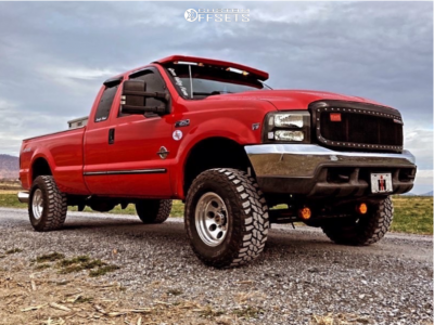 1999 Ford F-350 Super Duty with 16x10 -24 Pro Comp Series 69 and 33/12 ...