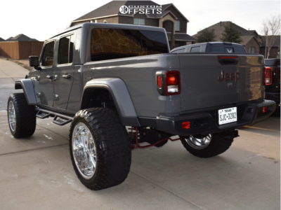 2021 Jeep Gladiator with 24x14 -76 KG1 Forged Snow and 38/15.5R24 Fury ...