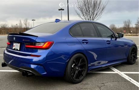 2020 BMW M340i XDrive with 19x9 28 Curva Cff70 and 235/40R19 Toyo Tires ...