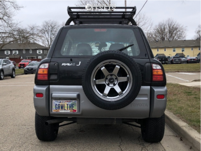 1996 Toyota RAV4 with 17x8 35 AVID1 Av6 and 235/55R17 Michelin Cross ...