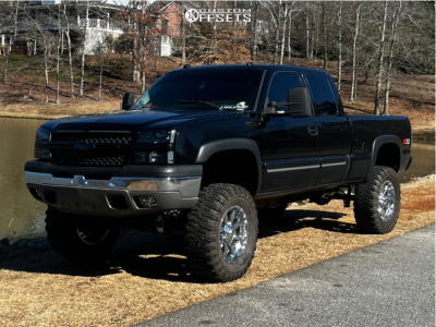 2005 Chevrolet Silverado 1500 with 20x9 1 Fuel Maverick and 37/13.5R20 ...