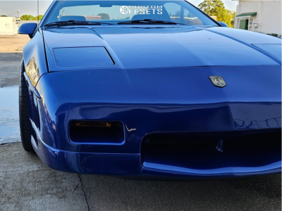 1987 Pontiac Fiero with 17x8 35 Aodhan Ah02 and 235/45R17 Michelin ...