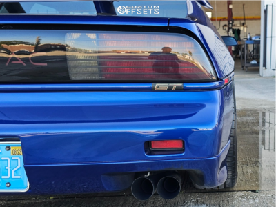 1987 Pontiac Fiero with 17x8 35 Aodhan Ah02 and 235/45R17 Michelin ...