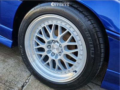 1987 Pontiac Fiero with 17x8 35 Aodhan Ah02 and 235/45R17 Michelin ...