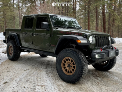 2022 Jeep Gladiator with 17x8.5 25 Method Mr703 and 37/12.5R17 ...