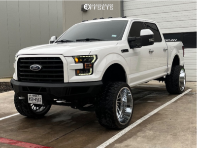 2017 Ford F-150 Wheel Offset Super Aggressive 3"-5" Suspension Lift 6 ...
