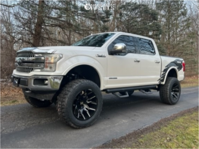 2018 Ford F-150 Wheel Offset Super Aggressive 3"-5" Suspension Lift 7 ...