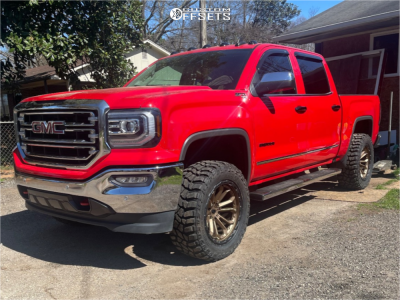 2018 GMC Sierra 1500 with 20x10 -25 Vision Korupt and 305/55R20 Cooper ...