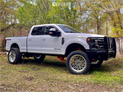 2021 Ford F-250 Super Duty with 24x12 -44 KG1 Forged Torture and 37/13 ...