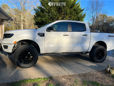 2023 Ford Ranger with 18x9 -12 Vision Rocker and 33/12.5R18 Venom Power ...