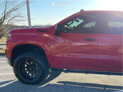 2019 Chevrolet Silverado 1500 with 20x10 -19 Alloy Ion 143 and 285 ...