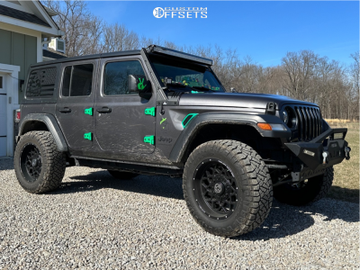 2020 Jeep Wrangler Wheel Offset Aggressive > 1" Outside Fender ...