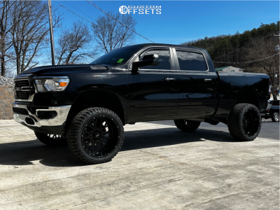 2019 Ram 1500 with 24x12 -51 Vision Rocker and 35/13.5R24 Radar ...