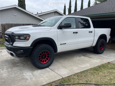 2022 Ram 1500 with 18x9 -12 Method MR305 and 35/12.5R18 Nitto Ridge ...