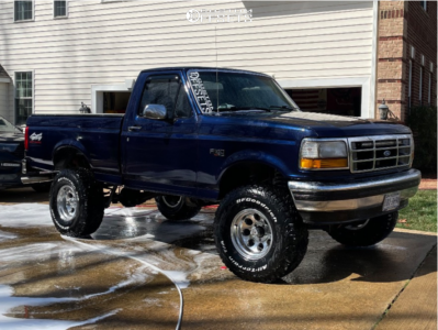 1995 Ford F-150 Wheel Offset Aggressive > 1" Outside Fender Suspension ...