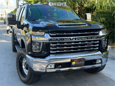 2020 Chevrolet Silverado 2500 HD with 20x10 -18 Fuel Arc and 295/65R20 ...