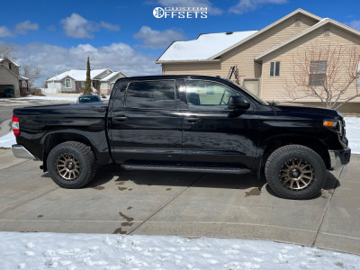 2014 Toyota Tundra with 18x9 25 Icon Alloys Compression and 275/70R18 ...