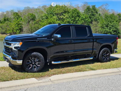 2023 Chevrolet Silverado 1500 with 20x9 1 Fuel Rage and 275/55R20 Venom ...