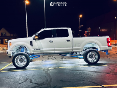 2018 Ford F-250 Super Duty with 24x14 -81 ARKON OFF-ROAD Caesar and 37/ ...
